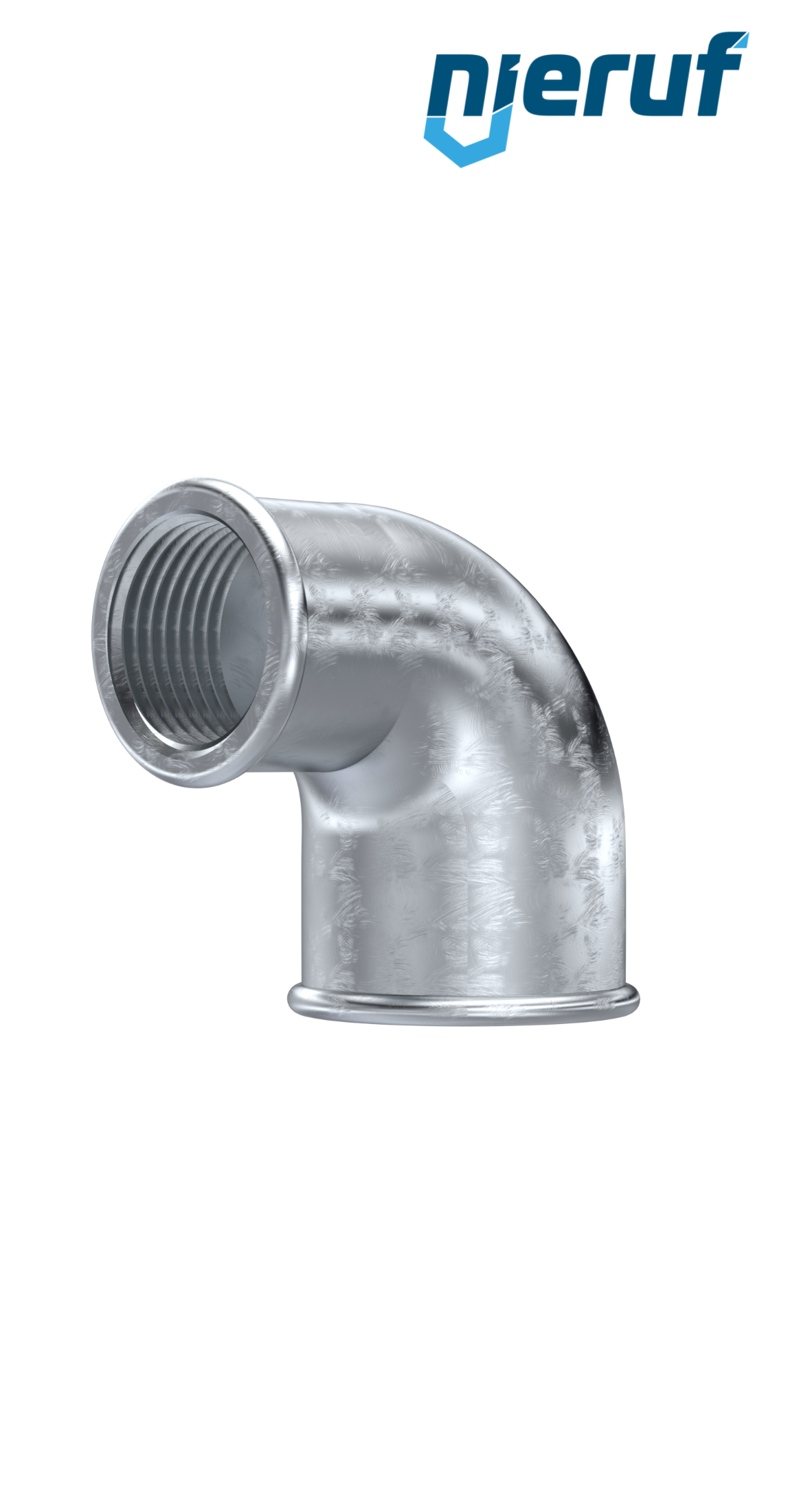 elbow no. 90, malleable cast iron galvanized 2"x1"inch