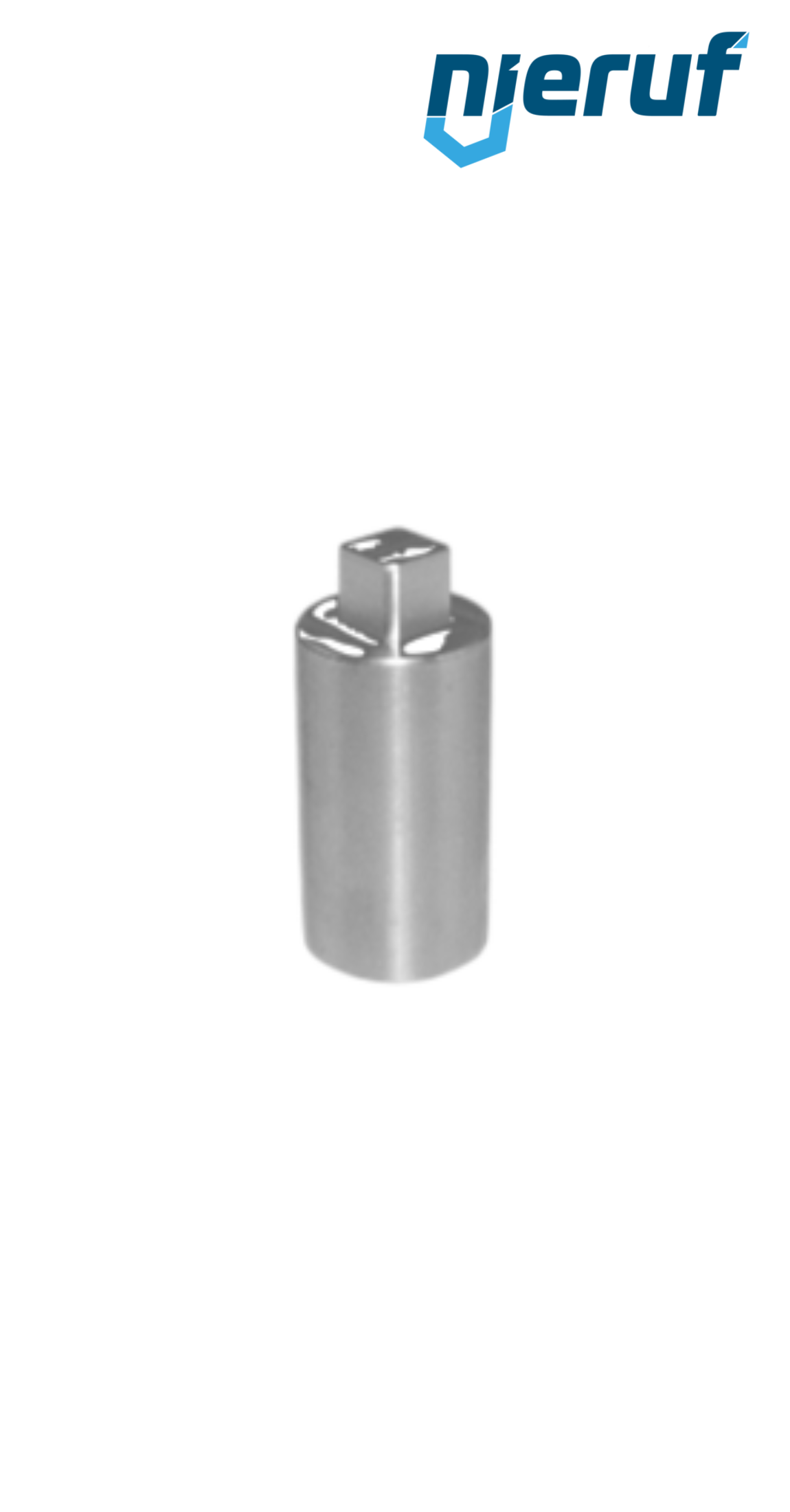 Couplings stainless steel square 09mm hub length 50mm width 20mm