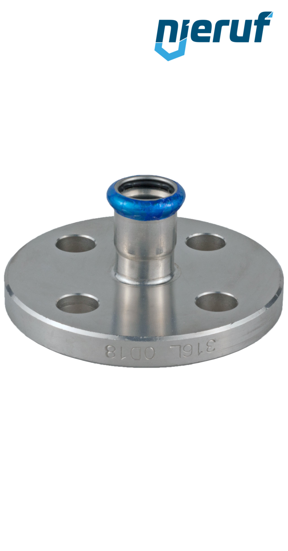 Pressfitting Flange Coupling F DN65 - 76,1 mm, stainless steel