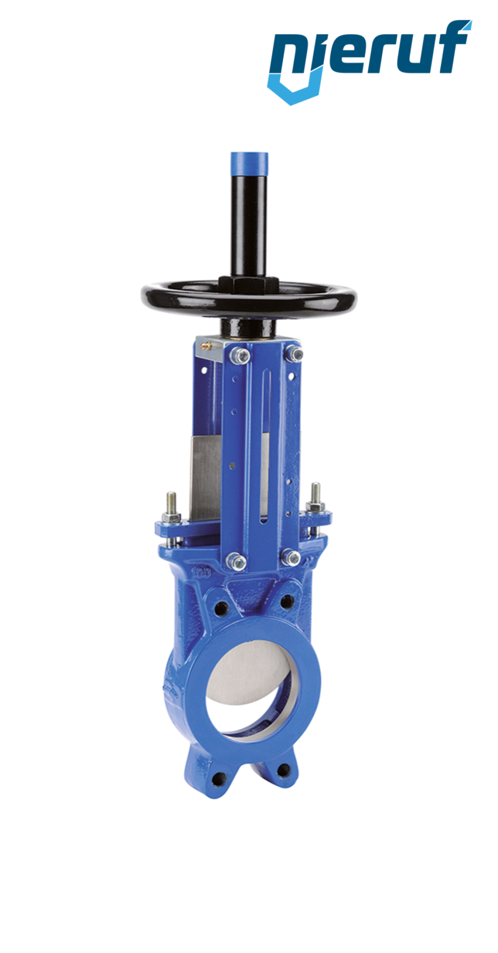 Knife gate valve DN 100 NBR unidirectional tightness SR02